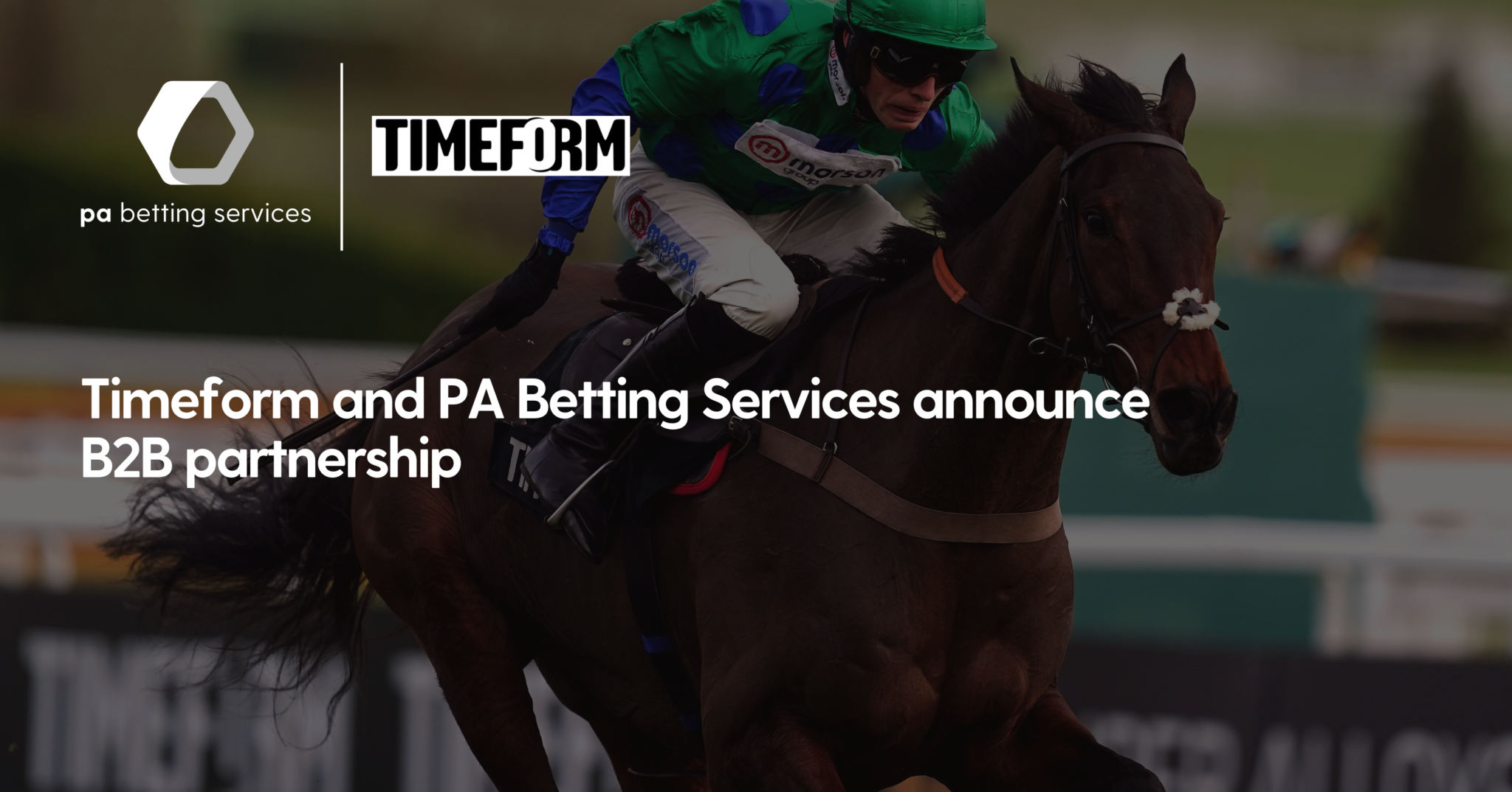 Timeform and PA Betting Services announce B2B partnership.
